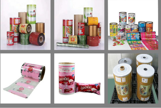 Food Grade Laminated Packaging Film Colorful Printed Heat Shrinkable